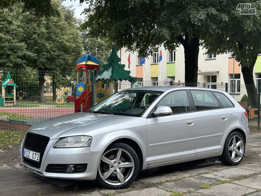 Серый Ауди А3 2009 в Каунас, объемом двигателя 1.90 л и пробегом 256 тыс. км за 2790 €, фото 1 на AUTOMOTO.COM.LV