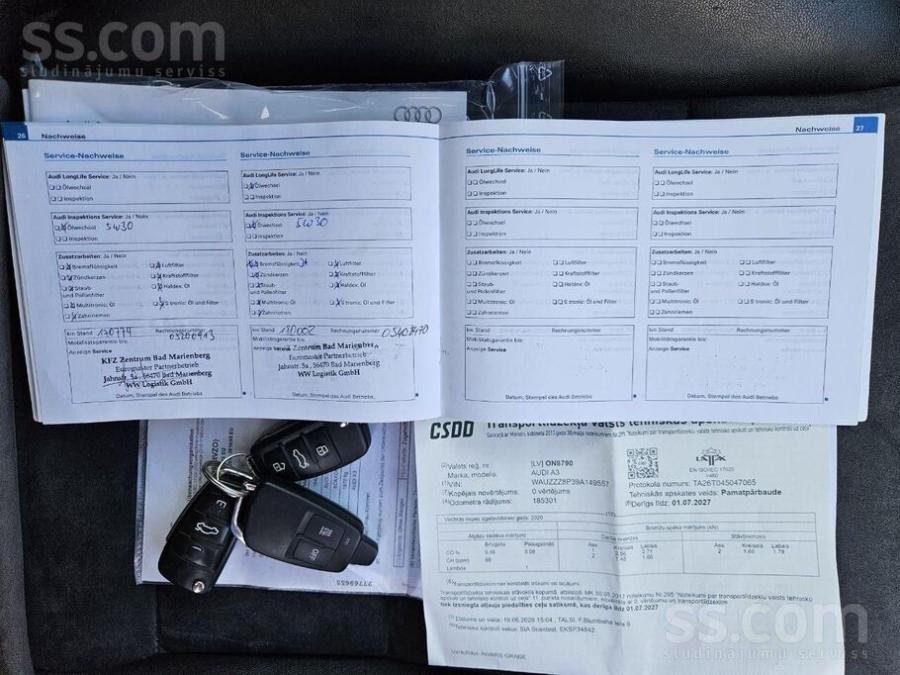 Pelēks Audi A3 2009 Talsi, ar dzinēja tilpumu 1.40 L un nobraukumu 185 tūkst. km par 5999 €, foto 16 vietnē AUTOMOTO.COM.LV