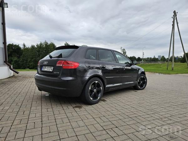 Pelēks Audi A3 2009 Dobele, ar dzinēja tilpumu 2.00 L un nobraukumu 264 tūkst. km par 3500 €, foto 5 vietnē AUTOMOTO.COM.LV