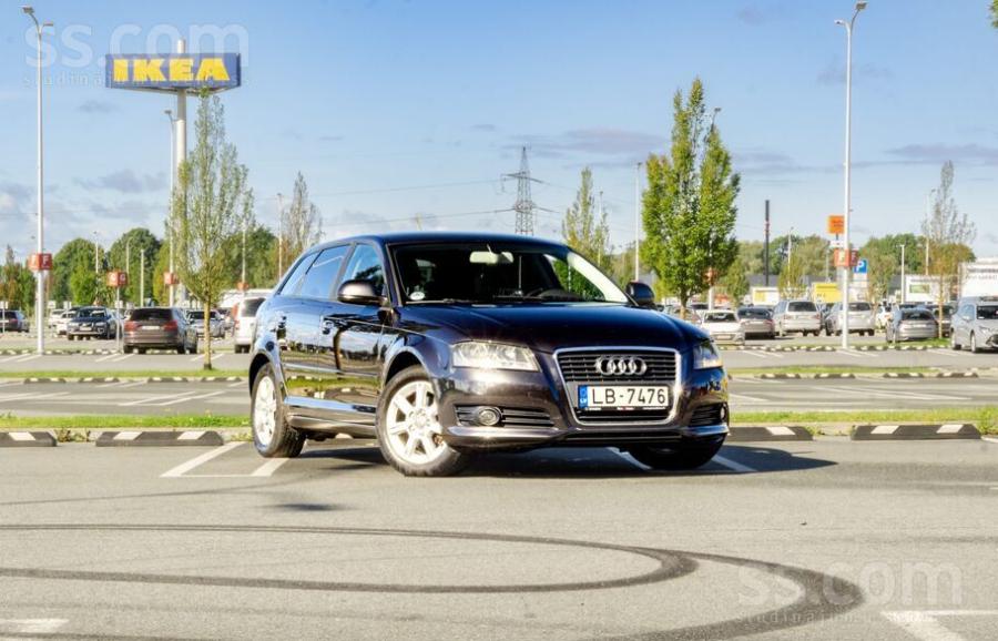 Grey Audi A3 2009 in Riga, with an engine capacity of 1.40 L and mileage of 255 thousand km for 4890 €, photo 3 on AUTOMOTO.COM.LV