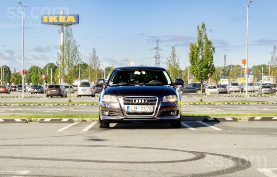 Grey Audi A3 2009 in Riga, with an engine capacity of 1.40 L and mileage of 255 thousand km for 4890 €, photo 4 on AUTOMOTO.COM.LV