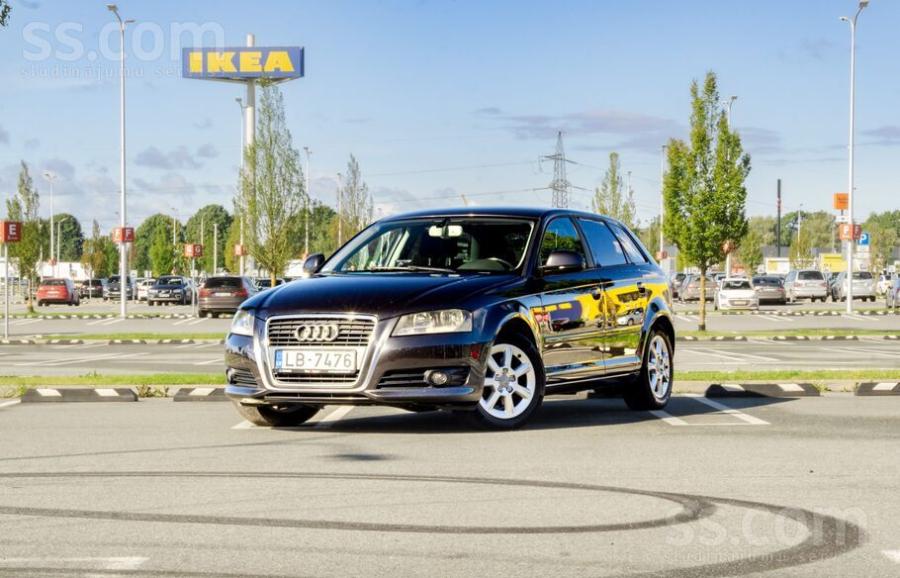 Grey Audi A3 2009 in Riga, with an engine capacity of 1.40 L and mileage of 255 thousand km for 4890 €, photo 5 on AUTOMOTO.COM.LV