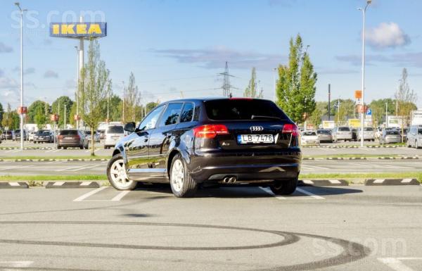 Grey Audi A3 2009 in Riga, with an engine capacity of 1.40 L and mileage of 255 thousand km for 4890 €, photo 9 on AUTOMOTO.COM.LV