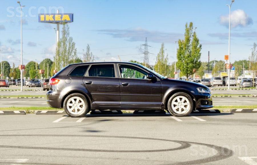 Grey Audi A3 2009 in Riga, with an engine capacity of 1.40 L and mileage of 255 thousand km for 4890 €, photo 10 on AUTOMOTO.COM.LV