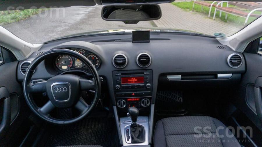 Grey Audi A3 2009 in Riga, with an engine capacity of 1.40 L and mileage of 255 thousand km for 4890 €, photo 15 on AUTOMOTO.COM.LV