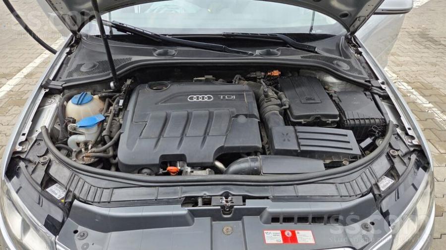 Grey Audi A3 2009 in Riga, with an engine capacity of 2.00 L and mileage of 277 thousand km for 4500 €, photo 14 on AUTOMOTO.COM.LV