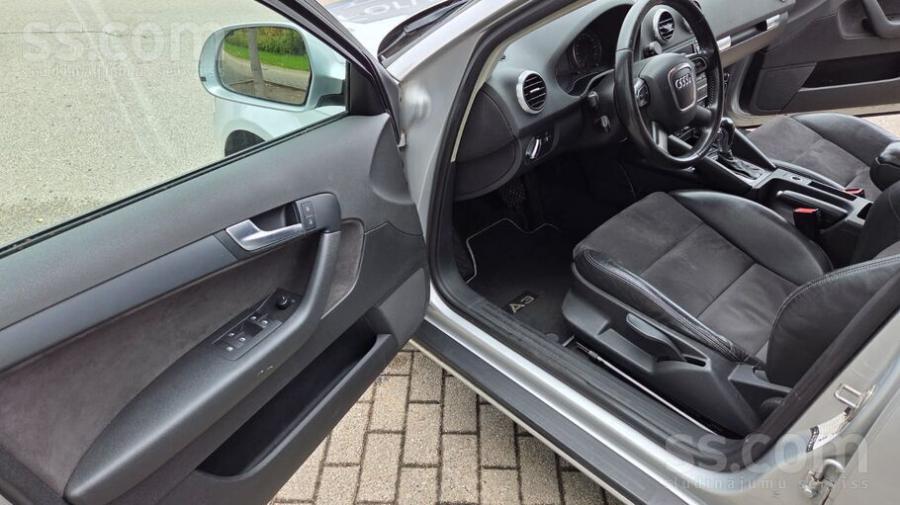 Grey Audi A3 2009 in Riga, with an engine capacity of 2.00 L and mileage of 277 thousand km for 4500 €, photo 17 on AUTOMOTO.COM.LV