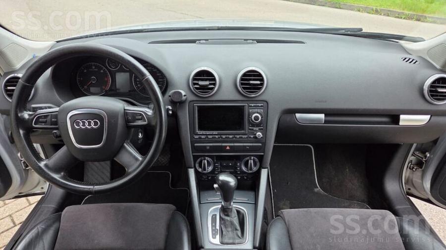 Grey Audi A3 2009 in Riga, with an engine capacity of 2.00 L and mileage of 277 thousand km for 4500 €, photo 19 on AUTOMOTO.COM.LV