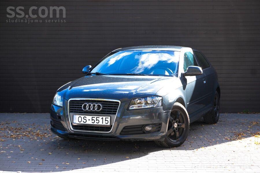 Grey Audi A3 2009 in Riga, with an engine capacity of 2.00 L and mileage of 353 thousand km for 3890 €, photo 1 on AUTOMOTO.COM.LV