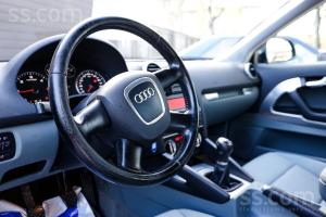 Grey Audi A3 2009 in Riga, with an engine capacity of 2.00 L and mileage of 353 thousand km for 3890 €, photo 6 on AUTOMOTO.COM.LV