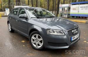 Grey Audi A3 2009 in Riga, with an engine capacity of 1.90 L and mileage of 0 thousand km for 3350 €, photo 4 on AUTOMOTO.COM.LV
