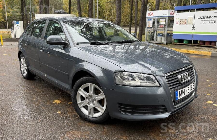 Grey Audi A3 2009 in Riga, with an engine capacity of 1.90 L and mileage of 0 thousand km for 3350 €, photo 4 on AUTOMOTO.COM.LV