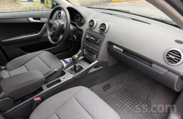 Pelēks Audi A3 2009 Rīga, ar dzinēja tilpumu 1.90 L un nobraukumu 0 tūkst. km par 3350 €, foto 8 vietnē AUTOMOTO.COM.LV