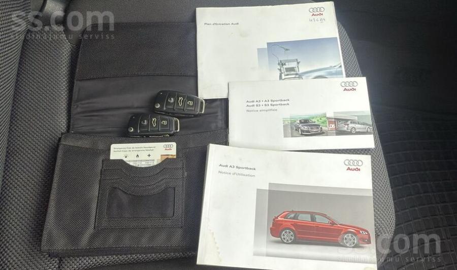 Grey Audi A3 2009 in Riga, with an engine capacity of 1.90 L and mileage of 0 thousand km for 3350 €, photo 14 on AUTOMOTO.COM.LV