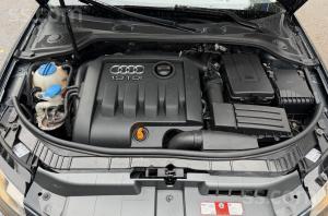 Grey Audi A3 2009 in Riga, with an engine capacity of 1.90 L and mileage of 0 thousand km for 3350 €, photo 15 on AUTOMOTO.COM.LV