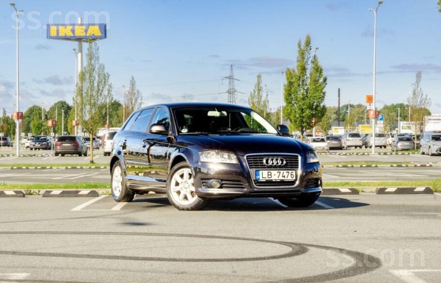 Grey Audi A3 2009 in Riga, with an engine capacity of 1.40 L and mileage of 255 thousand km for 4490 €, photo 3 on AUTOMOTO.COM.LV