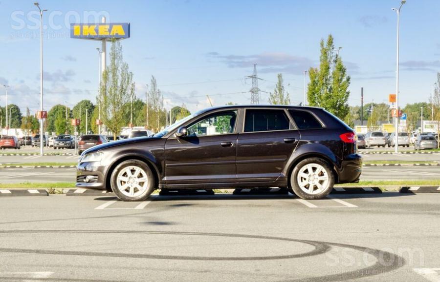 Grey Audi A3 2009 in Riga, with an engine capacity of 1.40 L and mileage of 255 thousand km for 4490 €, photo 5 on AUTOMOTO.COM.LV