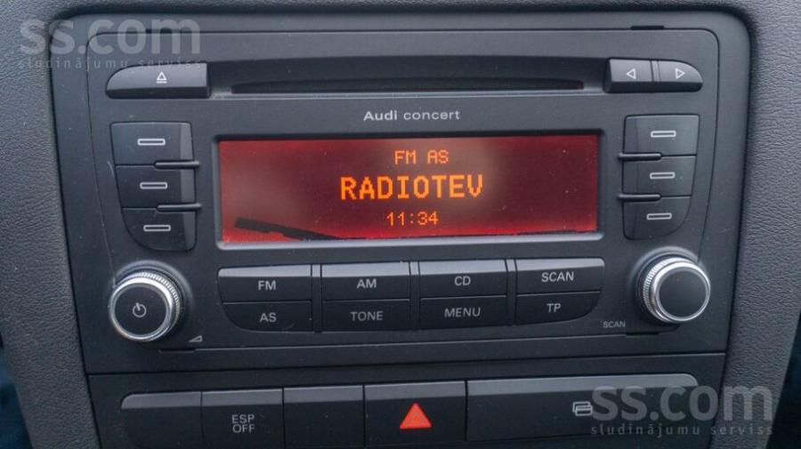 Grey Audi A3 2009 in Riga, with an engine capacity of 1.40 L and mileage of 255 thousand km for 4490 €, photo 17 on AUTOMOTO.COM.LV
