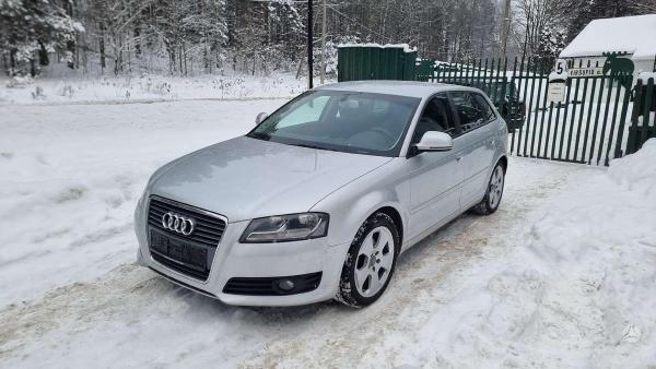 Pelēks Audi A3 2010 Viļņa, ar dzinēja tilpumu 1.40 L un nobraukumu 218 tūkst. km par 5900 €, foto 3 vietnē AUTOMOTO.COM.LV