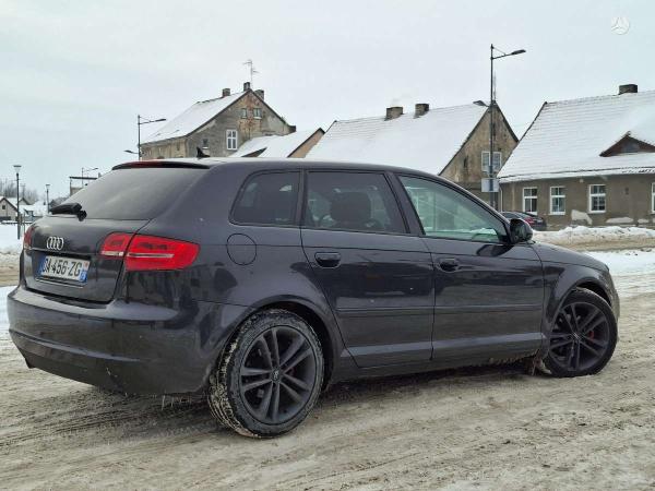 Grey Audi A3 2010 in Silute, with an engine capacity of 1.60 L and mileage of 260 thousand km for 3200 €, photo 2 on AUTOMOTO.COM.LV
