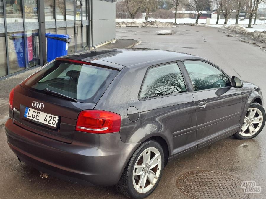 Grey Audi A3 2010 in Silute, with an engine capacity of 1.60 L and mileage of 228 thousand km for 3000 €, photo 2 on AUTOMOTO.COM.LV