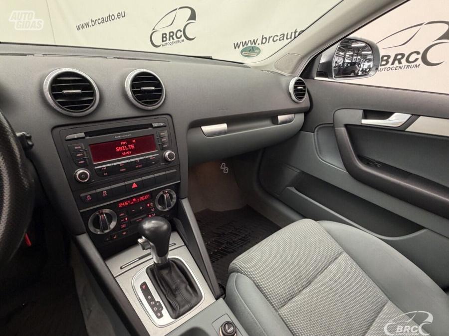 Grey Audi A3 2010 in Avizieniai, with an engine capacity of 1.40 L and mileage of 208 thousand km for 4800 €, photo 32 on AUTOMOTO.COM.LV