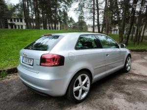 Grey Audi A3 2010 in Vilnius, with an engine capacity of 1.60 L and mileage of 338 thousand km for 4300 €, photo 6 on AUTOMOTO.COM.LV