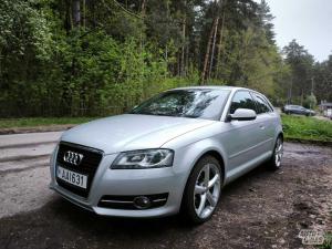 Grey Audi A3 2010 in Vilnius, with an engine capacity of 1.60 L and mileage of 338 thousand km for 4300 €, photo 8 on AUTOMOTO.COM.LV