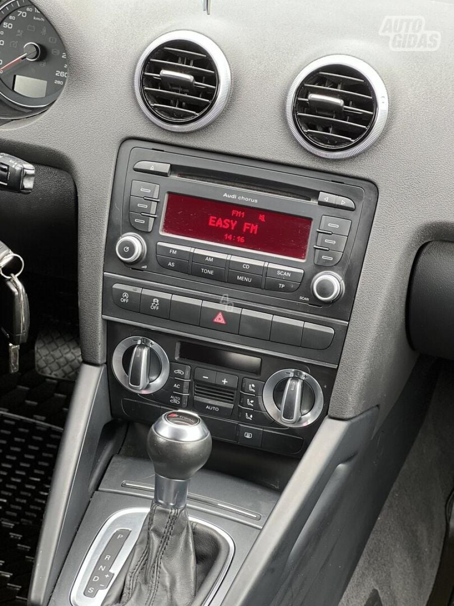 Grey Audi A3 2010 in Kaisiadorys, with an engine capacity of 1.60 L and mileage of 274 thousand km for 4850 €, photo 29 on AUTOMOTO.COM.LV