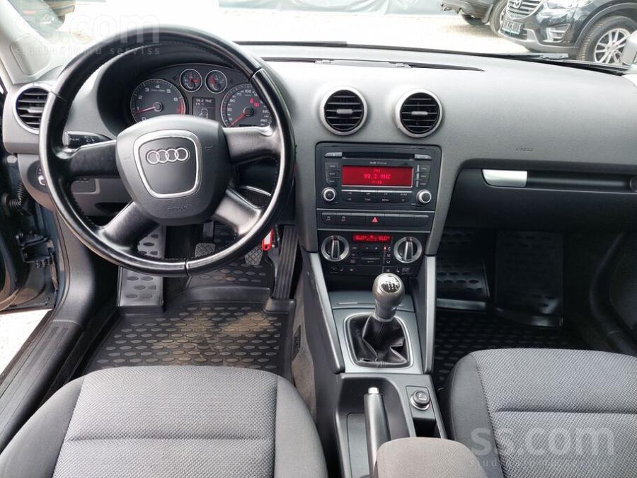 Pelēks Audi A3 2010 Cēsis, ar dzinēja tilpumu 1.40 L un nobraukumu 192 tūkst. km par 5950 €, foto 6 vietnē AUTOMOTO.COM.LV