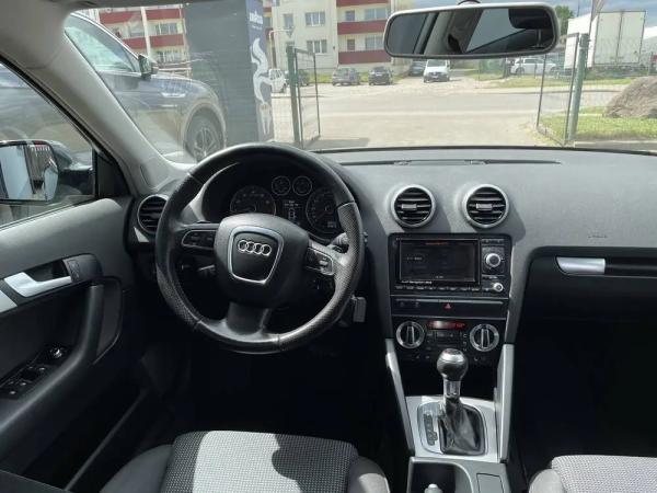 Grey Audi A3 2010 in Talsi, with an engine capacity of 1.40 L and mileage of 135 thousand km for 5450 €, photo 7 on AUTOMOTO.COM.LV