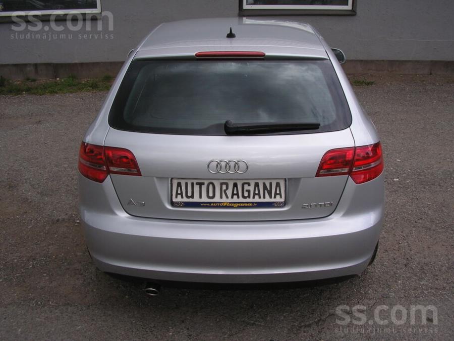 Grey Audi A3 2010 in Riga, with an engine capacity of 2.00 L and mileage of 0 thousand km for 6750 €, photo 12 on AUTOMOTO.COM.LV