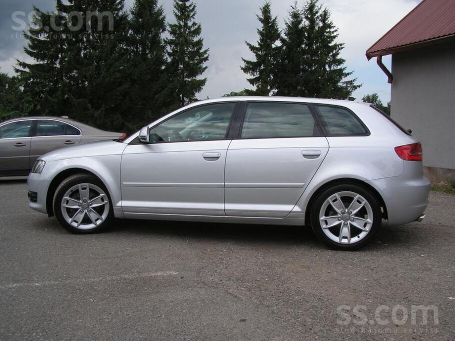 Grey Audi A3 2010 in Riga, with an engine capacity of 2.00 L and mileage of 0 thousand km for 6750 €, photo 9 on AUTOMOTO.COM.LV