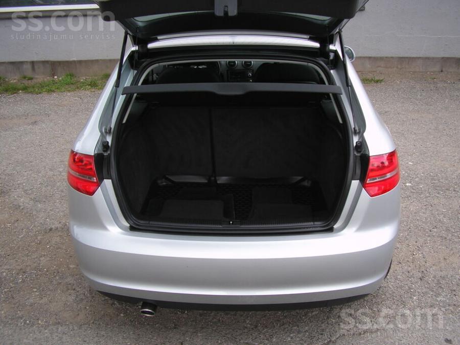 Grey Audi A3 2010 in Riga, with an engine capacity of 2.00 L and mileage of 0 thousand km for 6750 €, photo 36 on AUTOMOTO.COM.LV