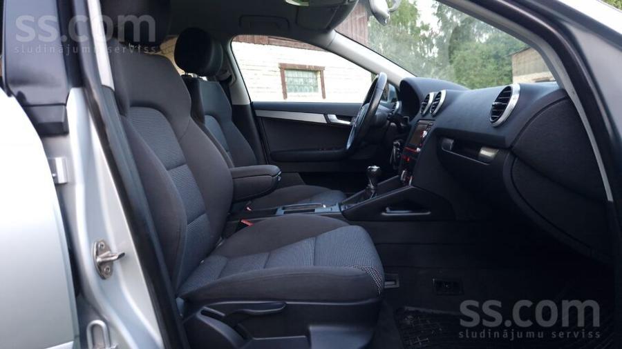 Grey Audi A3 2010 in Riga, with an engine capacity of 2.00 L and mileage of 0 thousand km for 6750 €, photo 42 on AUTOMOTO.COM.LV