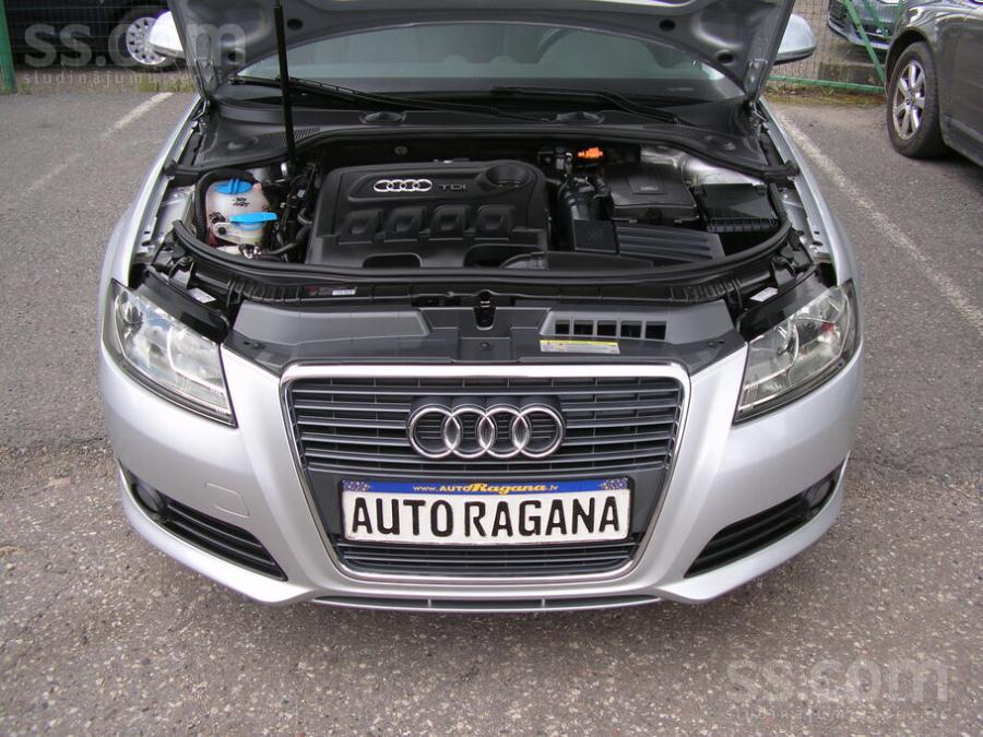 Grey Audi A3 2010 in Riga, with an engine capacity of 2.00 L and mileage of 0 thousand km for 6750 €, photo 46 on AUTOMOTO.COM.LV