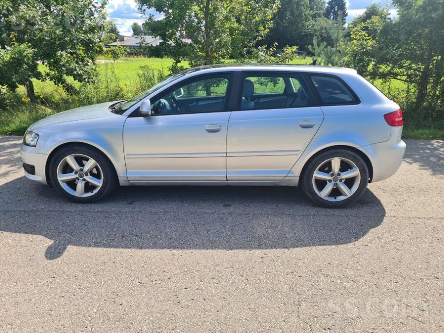 Grey Audi A3 2010 in Riga, with an engine capacity of 2.00 L and mileage of 219 thousand km for 3600 €, photo 6 on AUTOMOTO.COM.LV