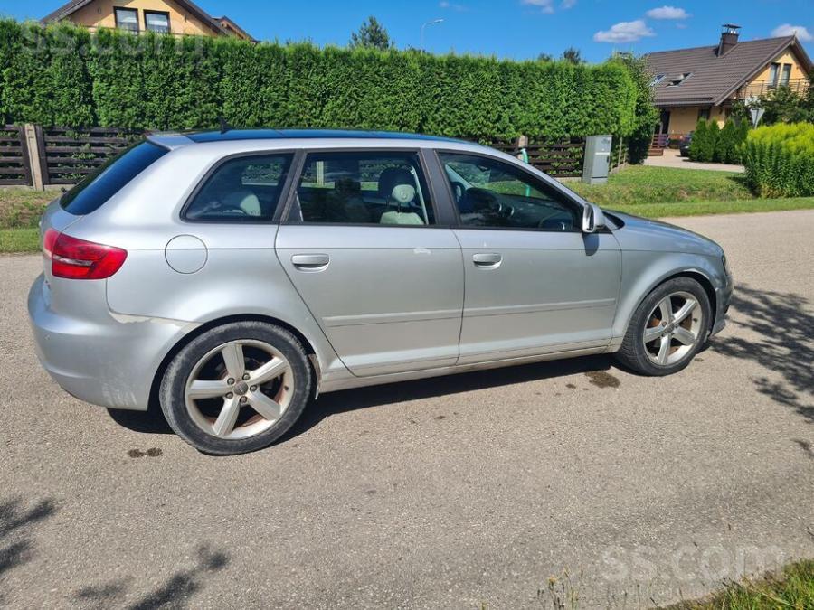 Grey Audi A3 2010 in Riga, with an engine capacity of 2.00 L and mileage of 219 thousand km for 3600 €, photo 7 on AUTOMOTO.COM.LV