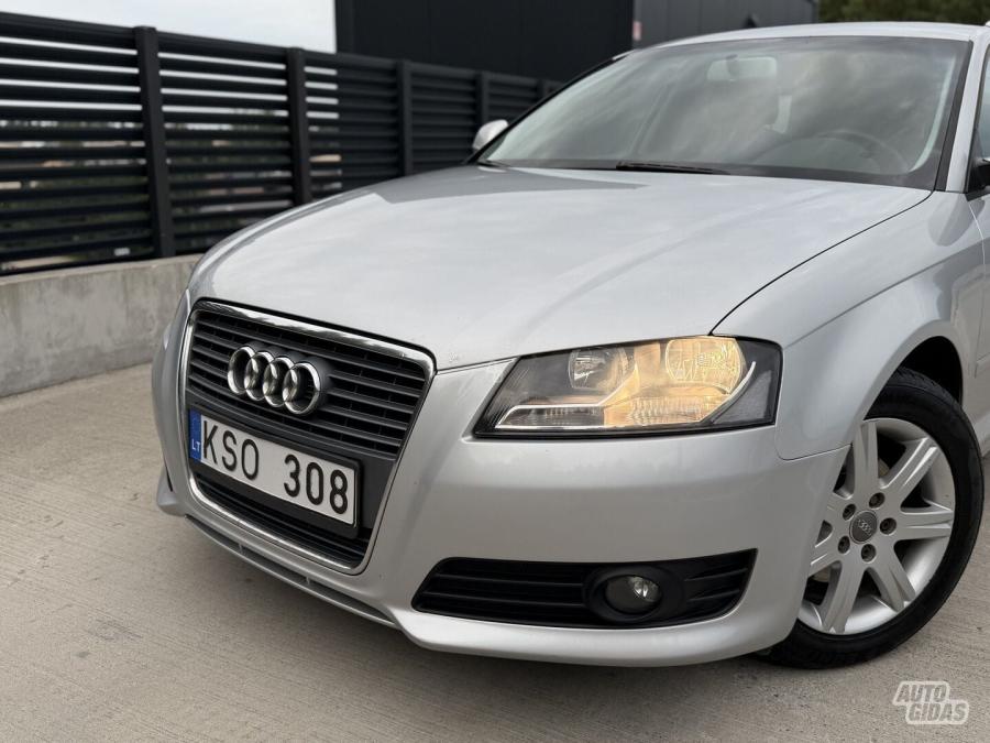 Pelēks Audi A3 2010 Viļņa, ar dzinēja tilpumu 1.60 L un nobraukumu 325 tūkst. km par 3199 €, foto 3 vietnē AUTOMOTO.COM.LV