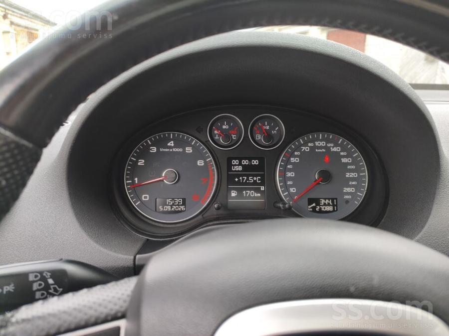 Pelēks Audi A3 2010 Rīga, ar dzinēja tilpumu 1.60 L un nobraukumu 271 tūkst. km par 4200 €, foto 6 vietnē AUTOMOTO.COM.LV