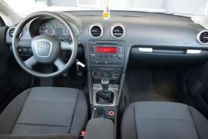 Grey Audi A3 2010 in Vilnius, with an engine capacity of 1.60 L and mileage of 176 thousand km for 3800 €, photo 23 on AUTOMOTO.COM.LV