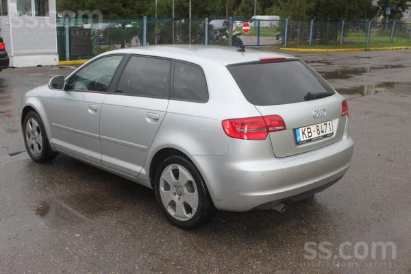 Pelēks Audi A3 2010 Rīga, ar dzinēja tilpumu 1.60 L un nobraukumu 229 tūkst. km par 5900 €, foto 7 vietnē AUTOMOTO.COM.LV