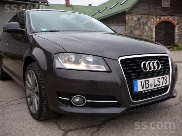 Grey Audi A3 2010 in Cesis, with an engine capacity of 1.60 L and mileage of 0 thousand km for 5990 €, photo 1 on AUTOMOTO.COM.LV