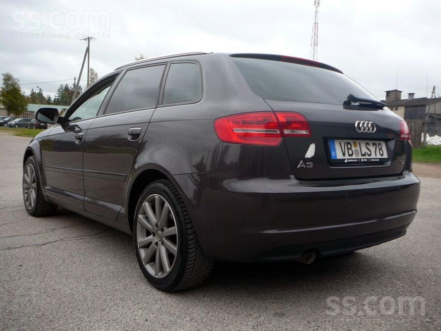 Grey Audi A3 2010 in Cesis, with an engine capacity of 1.60 L and mileage of 0 thousand km for 5990 €, photo 6 on AUTOMOTO.COM.LV