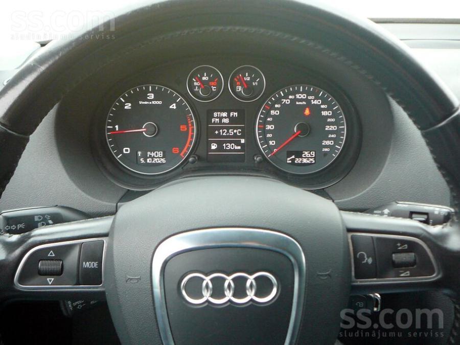 Grey Audi A3 2010 in Cesis, with an engine capacity of 1.60 L and mileage of 0 thousand km for 5990 €, photo 19 on AUTOMOTO.COM.LV