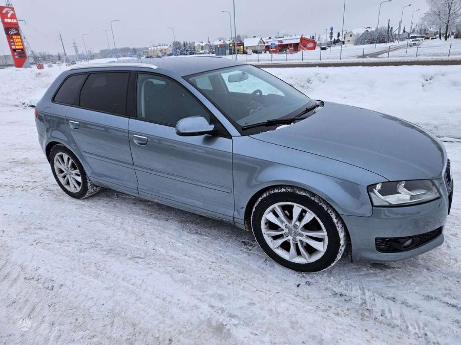 Grey Audi A3 2011 in Mazeikiai, with an engine capacity of 1.97 L and mileage of 185 thousand km for 5650 €, photo 3 on AUTOMOTO.COM.LV