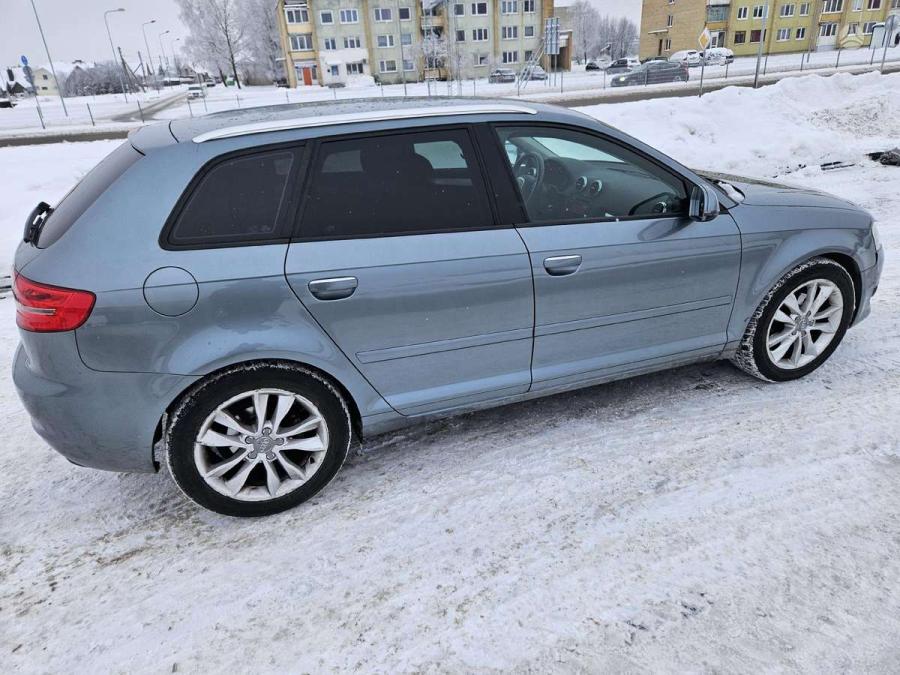 Grey Audi A3 2011 in Mazeikiai, with an engine capacity of 1.97 L and mileage of 185 thousand km for 5650 €, photo 7 on AUTOMOTO.COM.LV