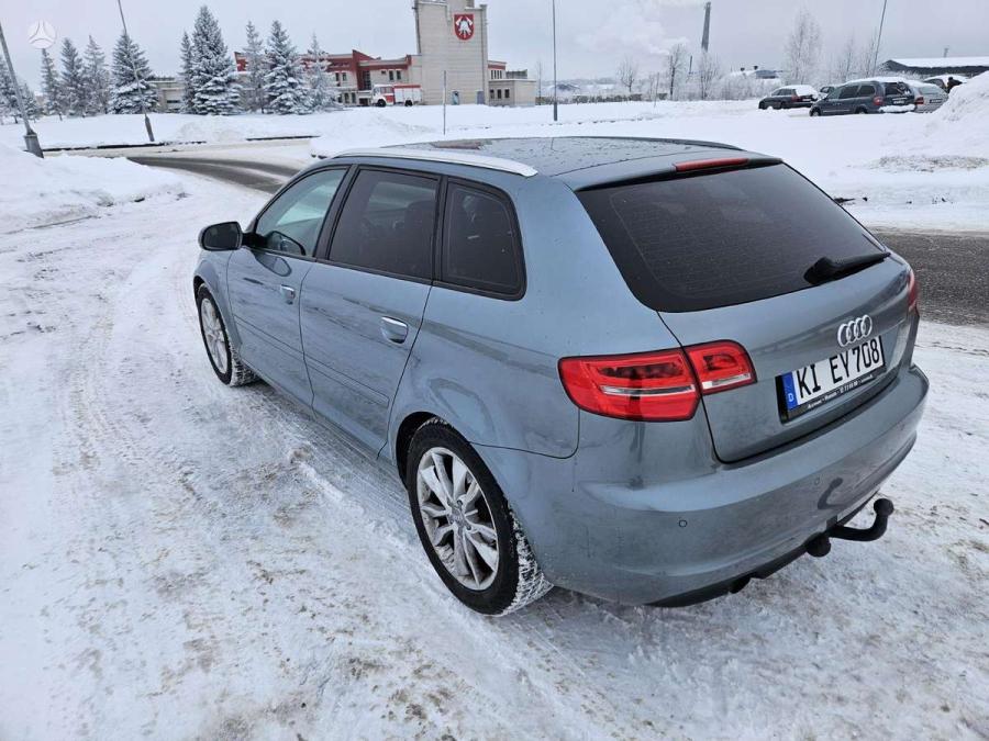 Grey Audi A3 2011 in Mazeikiai, with an engine capacity of 1.97 L and mileage of 185 thousand km for 5650 €, photo 8 on AUTOMOTO.COM.LV