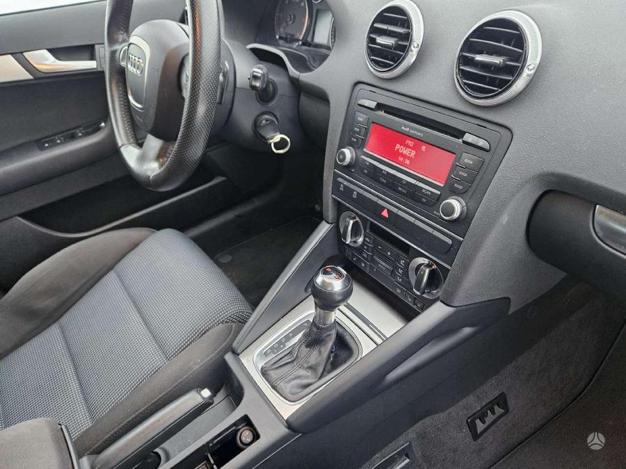 Grey Audi A3 2011 in Mazeikiai, with an engine capacity of 1.97 L and mileage of 185 thousand km for 5650 €, photo 18 on AUTOMOTO.COM.LV