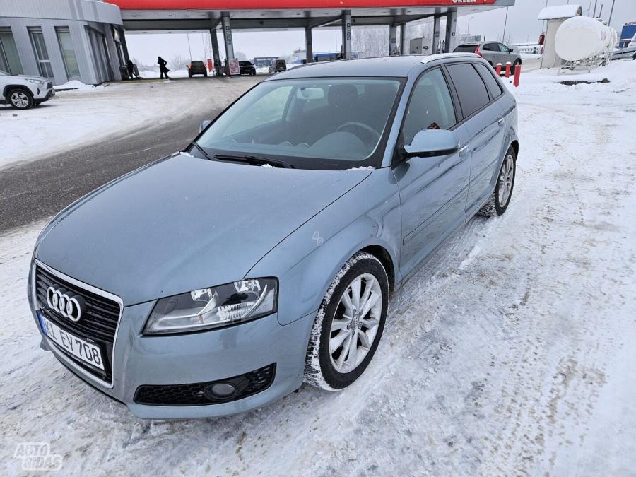 Grey Audi A3 2011 in Mazeikiai, with an engine capacity of 2.00 L and mileage of 185 thousand km for 5650 €, photo 1 on AUTOMOTO.COM.LV